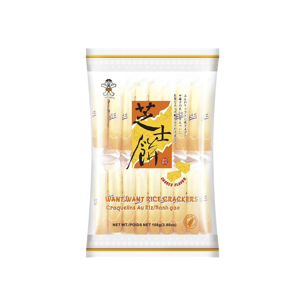 Buy Hot Kid Want Want Cheese Rice Crackers 108g | Coles
