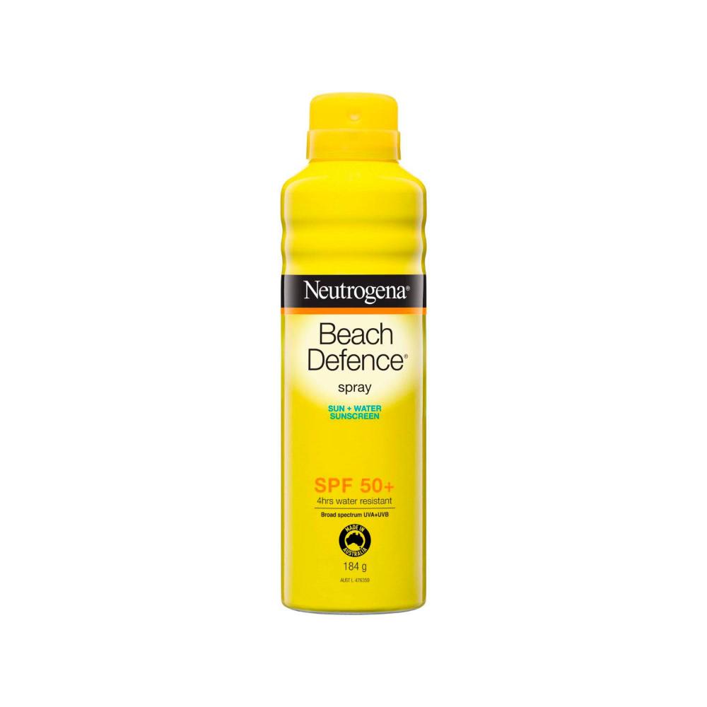 Buy Neutrogena Sun Beach Defence Sunscreen Spray SPF 50 184g | Coles