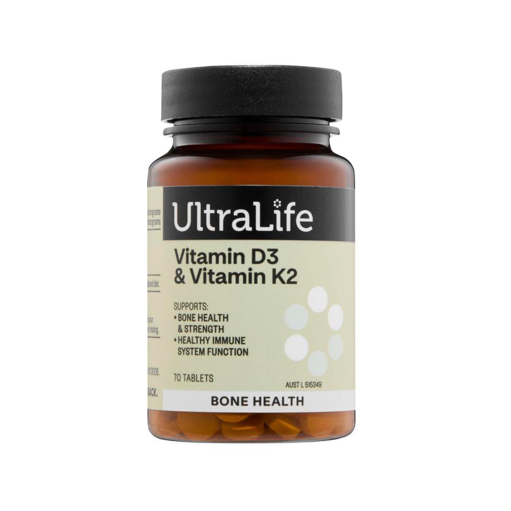Buy Ultralife Vitamin D3 & Vitamin K2 70 Pack | Coles