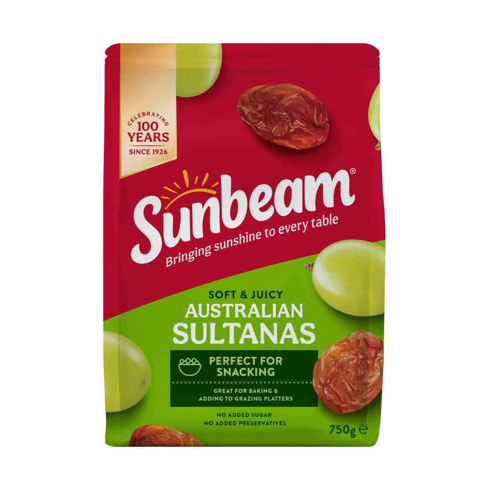 Buy Sunbeam Australian Sultanas 750g | Coles