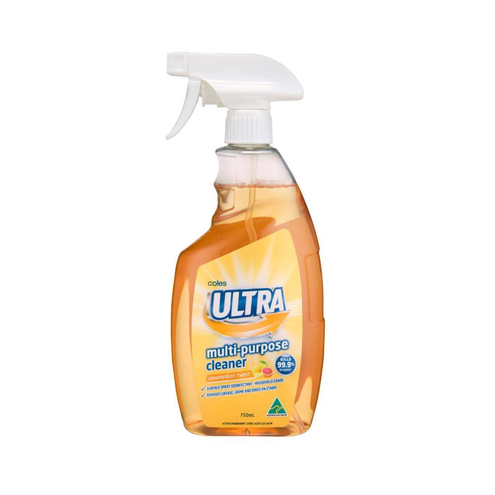 Buy Coles Ultra Multipurpose Cleaner Grapefruit Twist 750mL | Coles