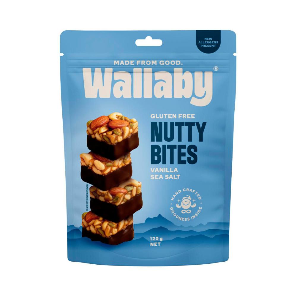 Buy Wallaby Nutty Bites Sea Salt 120g | Coles