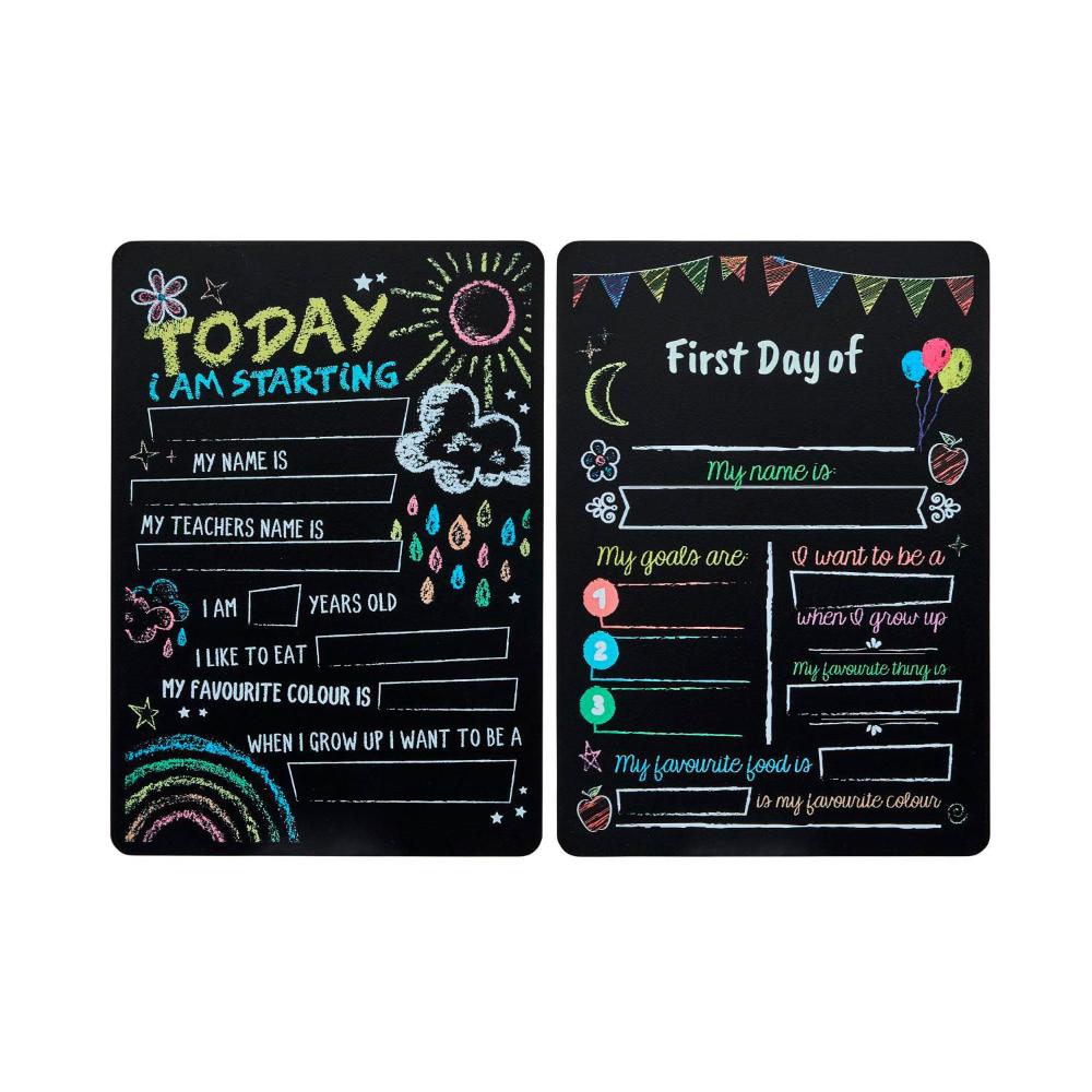 Buy A4 Size First Day Of School Blackboard 1 Each | Coles