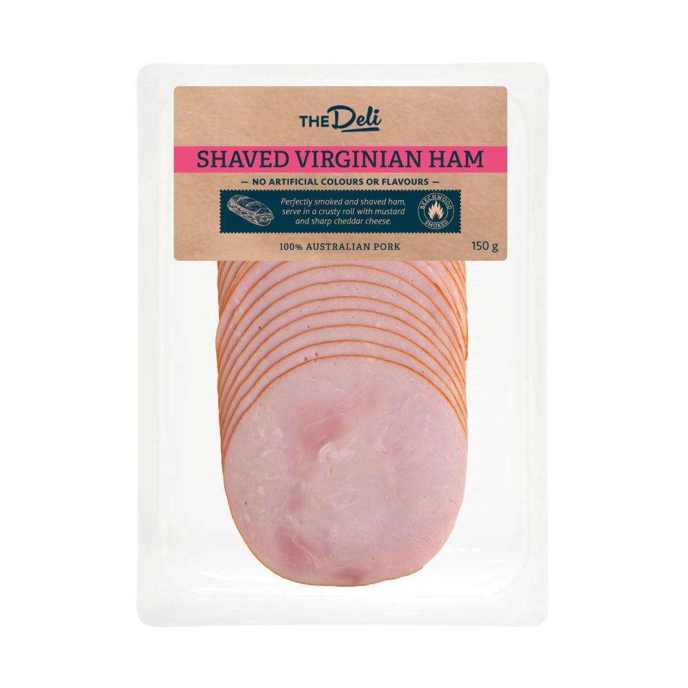 Buy The Deli Virginian Shaved Ham 150g | Coles