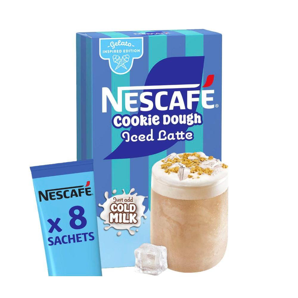 Buy Nescafe Cookie Dough Iced Latte Coffee Sachets 8 Pack 120g | Coles
