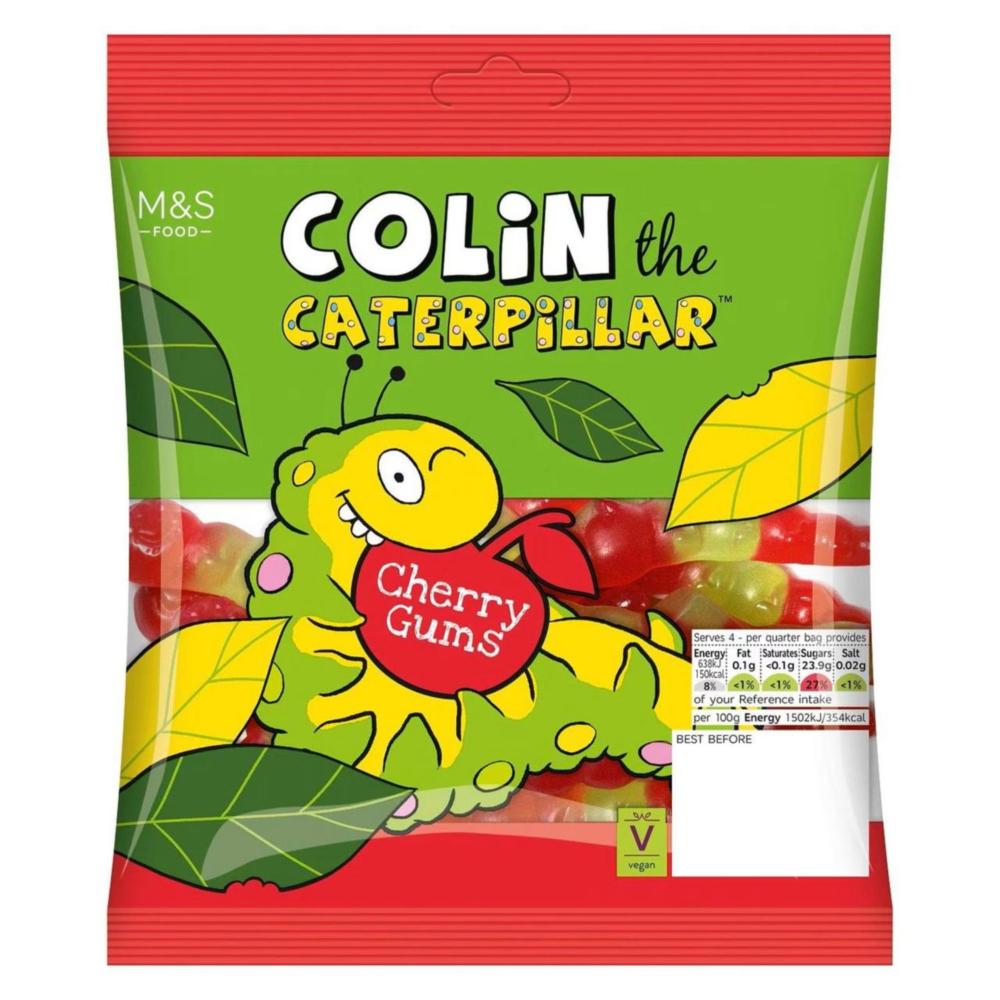 Buy M&S Colin The Caterpillar Cherry Gums 170g | Coles