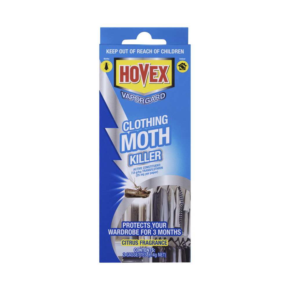Buy Hovex Vaporgard Moth Killer Cloth 2 pack | Coles