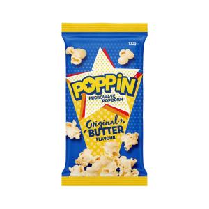 Buy Poppin Butter Microwave Popcorn 100g | Coles