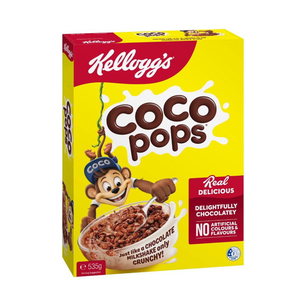 Buy Kellogg's Coco Pops Chocolatey Breakfast Cereal 535g | Coles