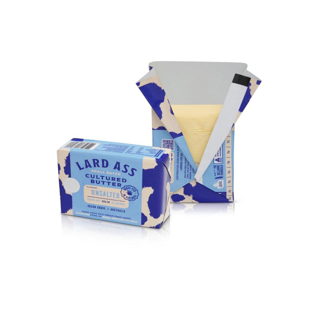 Buy Lardass Unsalted Cultured Butter 200 GRAM | Coles