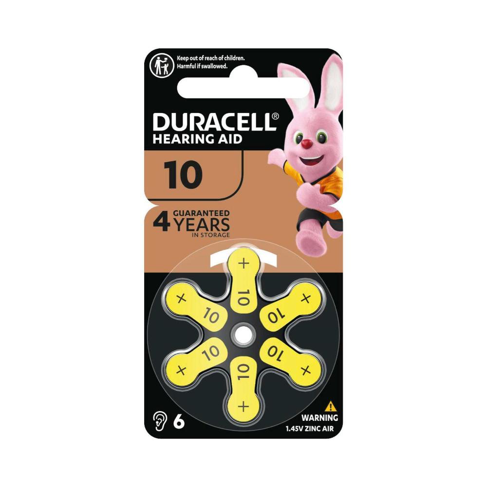 Buy Duracell Hearing Aid Size 10 Batteries 6 Pack | Coles