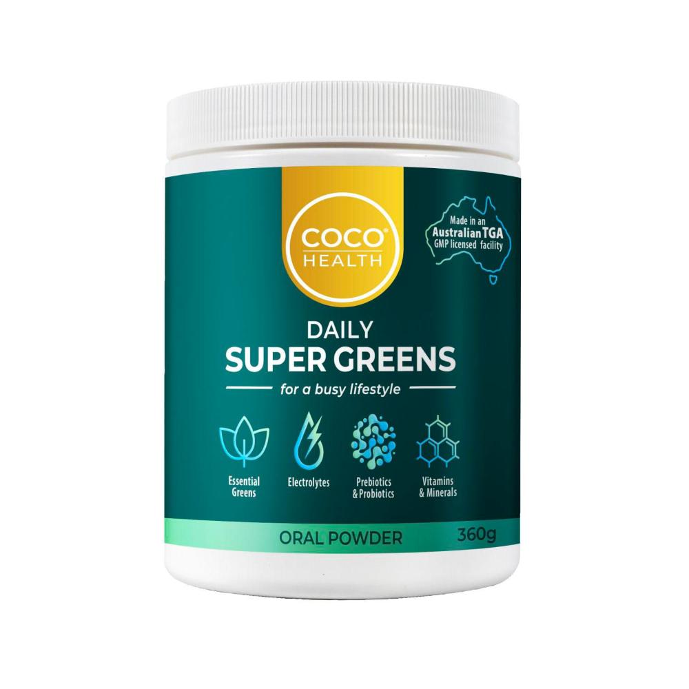 Buy Coco Health Powder Super Greens Daily 360g | Coles