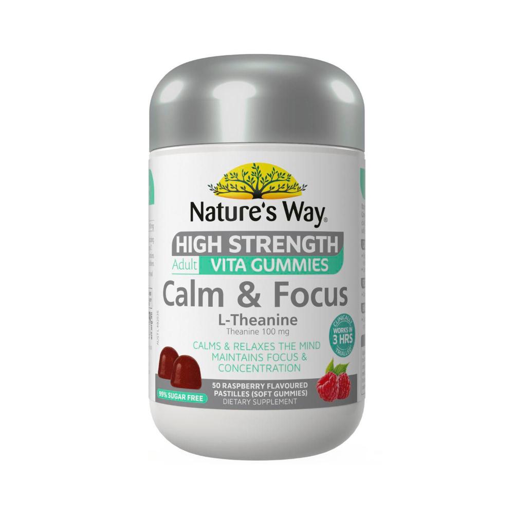 Buy Nature's Way High Strength Adult Vita Gummies Calm & Focus L ...