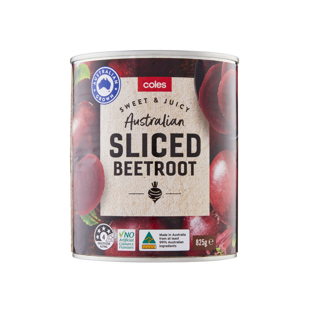 Buy Coles Sliced Beetroot 825g | Coles
