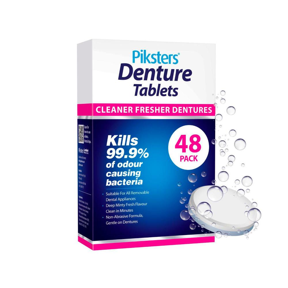 Buy Piksters Denture Tablets 48 Pack | Coles