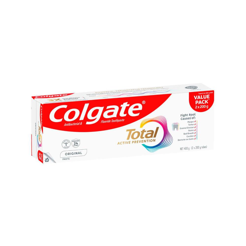 Buy Colgate Total Original Twin Pack Toothpaste 2 Pack | Coles