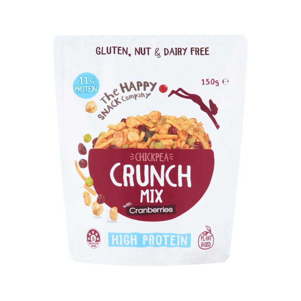 Buy Happy Snack Company Chickpea Crunch Mix Cranberries 150g | Coles