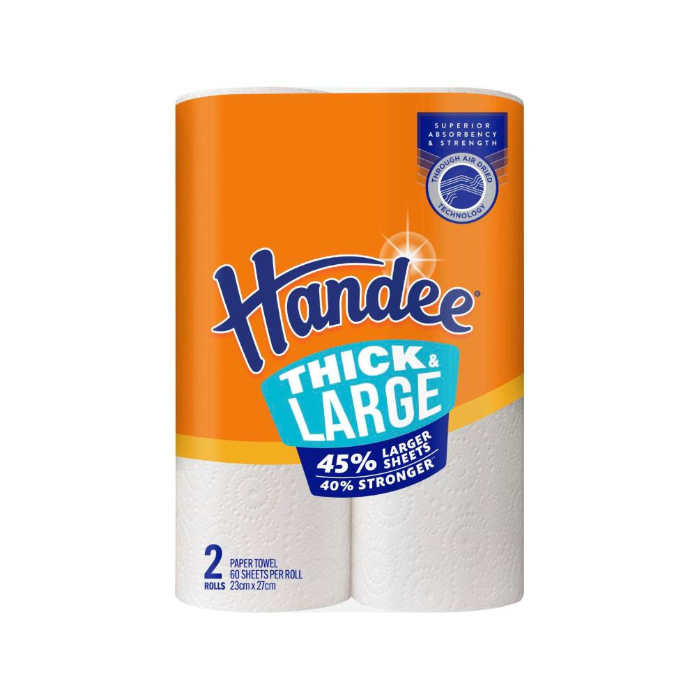 Buy Handee Thick & Large Paper Towel 2 Pack | Coles