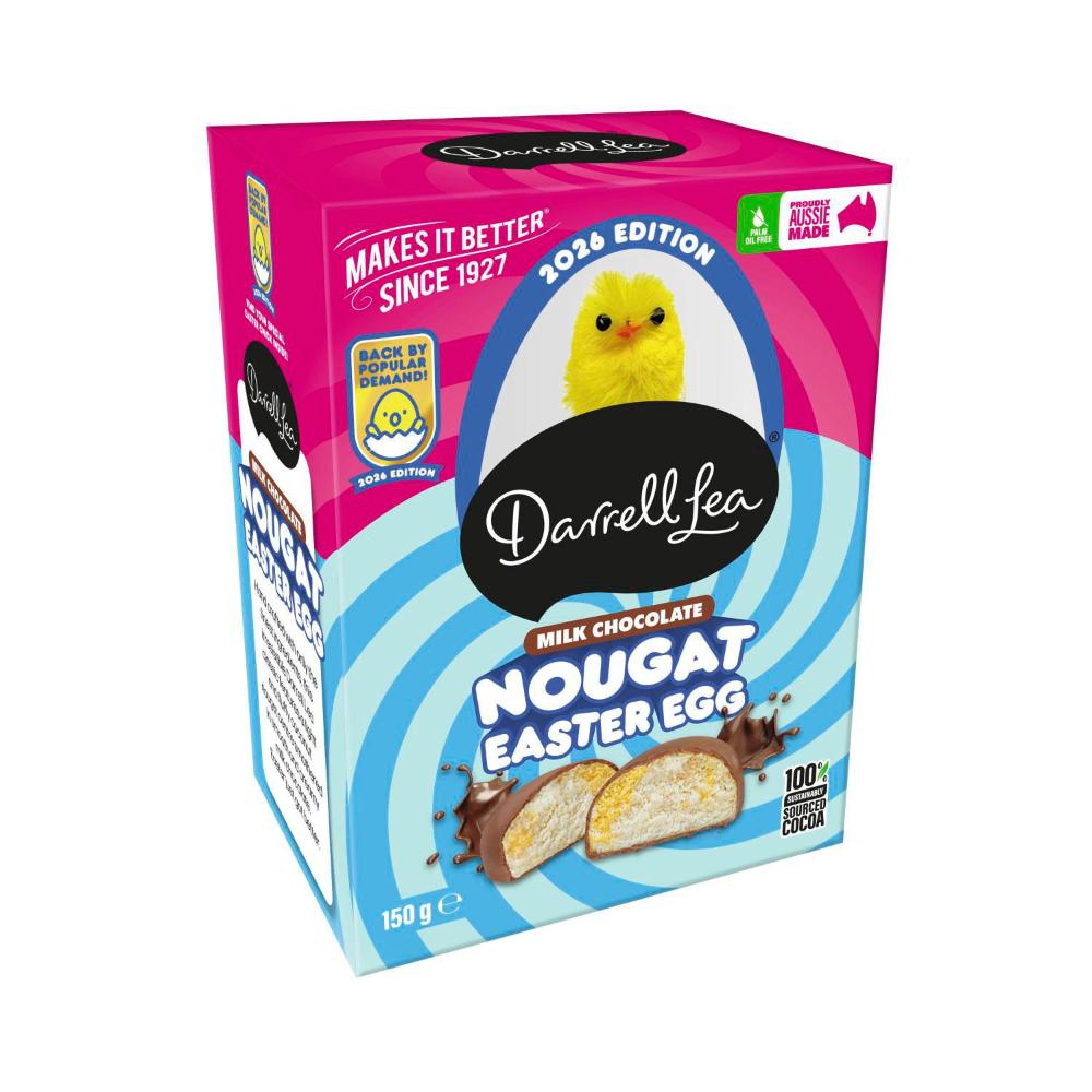 Buy Darrell Lea Nougat Milk Chocolate Egg 150g | Coles