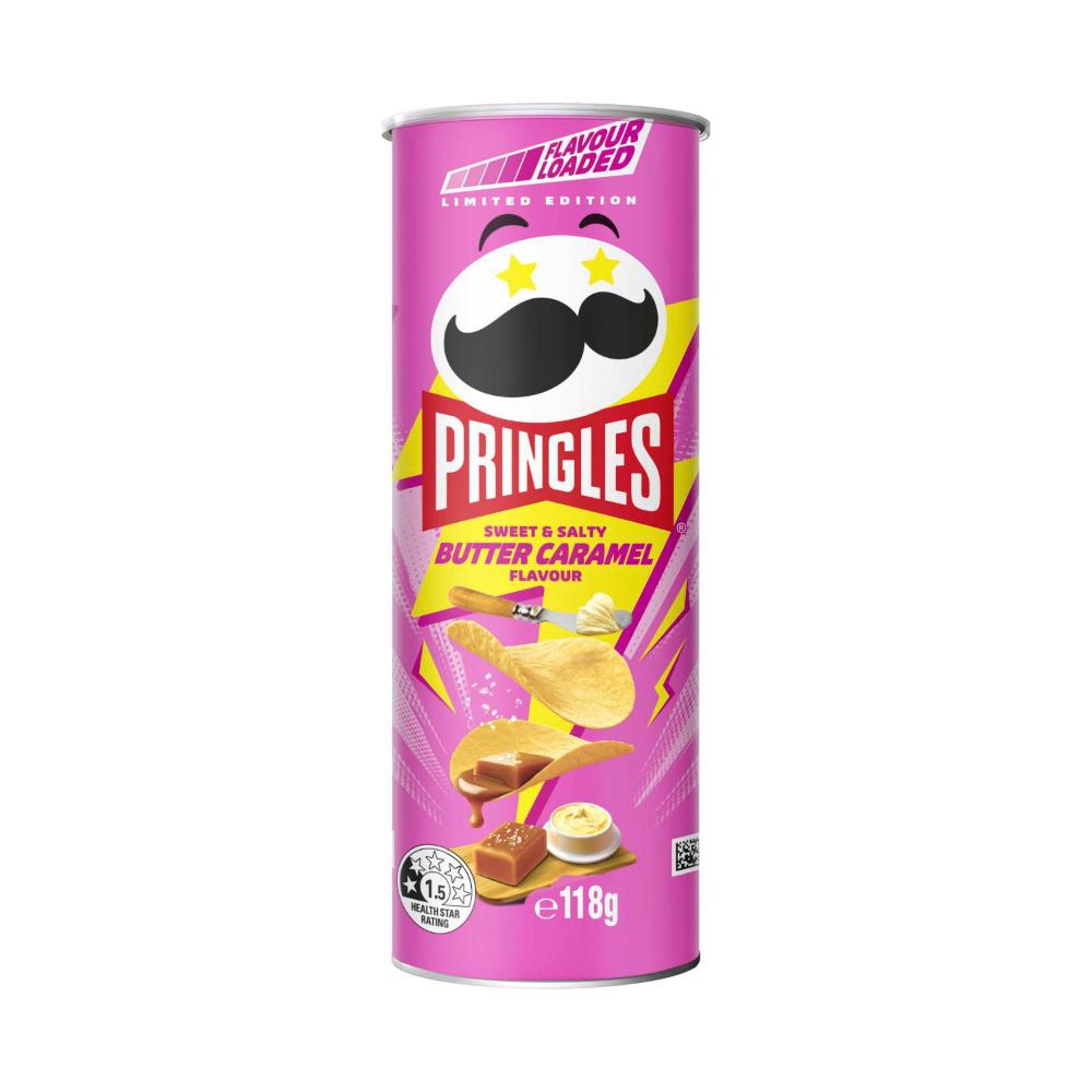 Buy Pringles Potato Chips Butter Caramel 118g | Coles