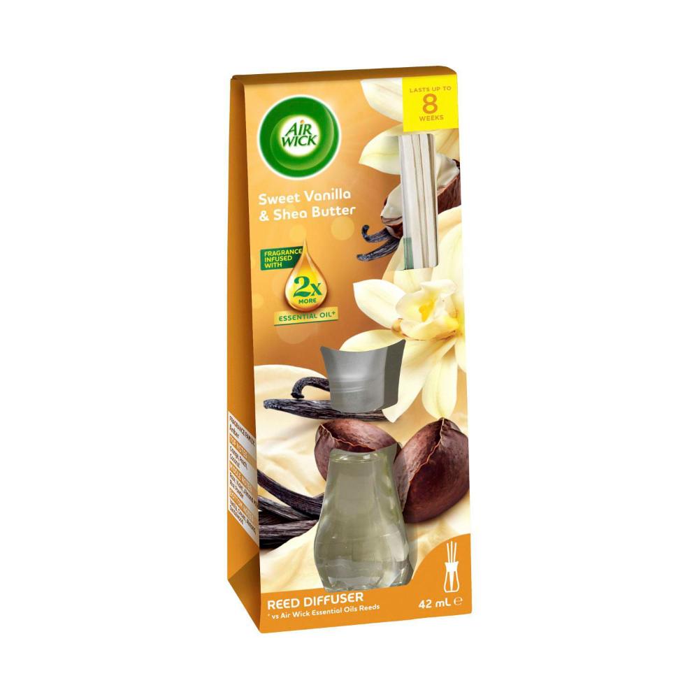 Buy Air Wick 2X Essential Oil Reed Diffuser Sweet Vanilla & Shea Butter ...