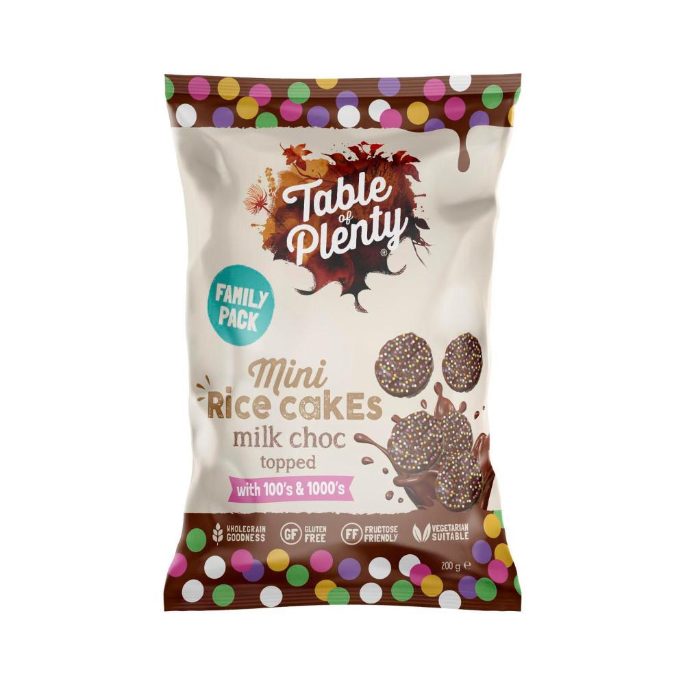 Buy Table Of Plenty Mini Rice Cakes 100s & 1000s Family Pack 200g | Coles