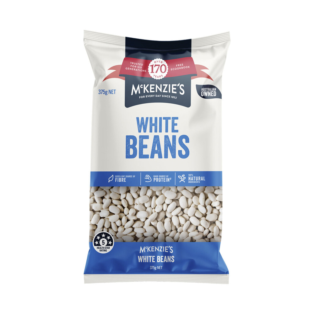 Buy Mckenzie's White Beans 375g | Coles