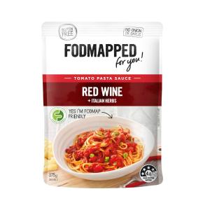 Buy Fodmapped Gluten Free Red Wine & Tomato Pasta Sauce 375g | Coles