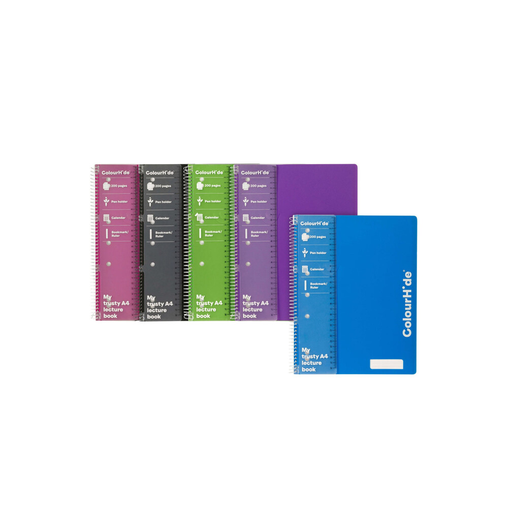 Buy Marbig Colourhide Notebook A5 Assorted 200 page 1 each | Coles