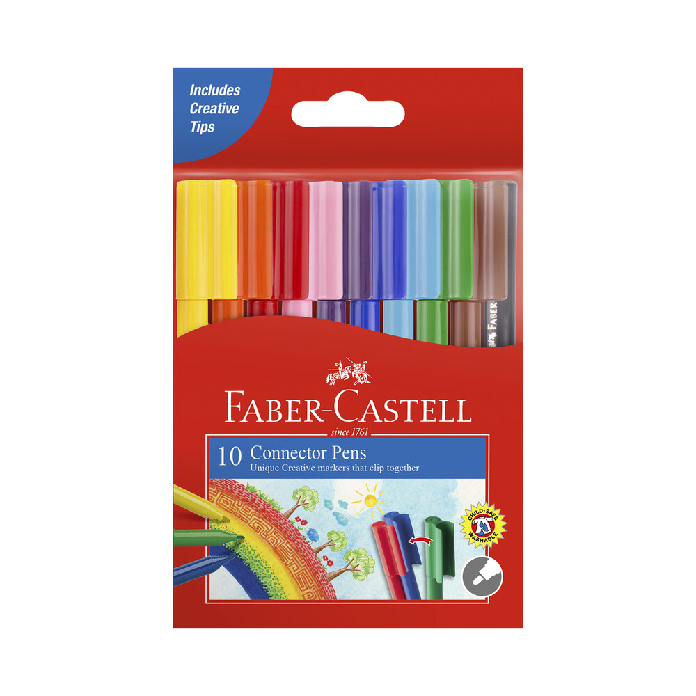 Buy Faber-Castell Connector Pens 10 Pack | Coles