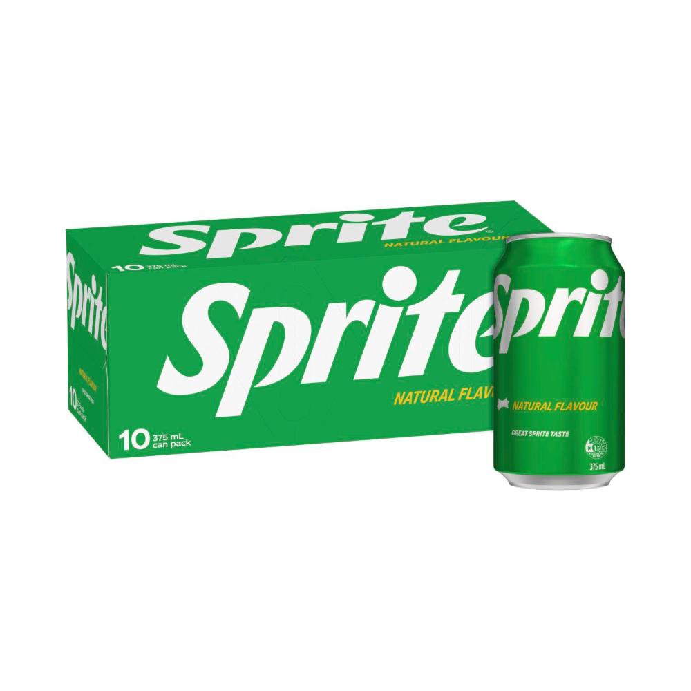 Buy Sprite Lemonade Soft Drink 10x375ml 10 pack | Coles