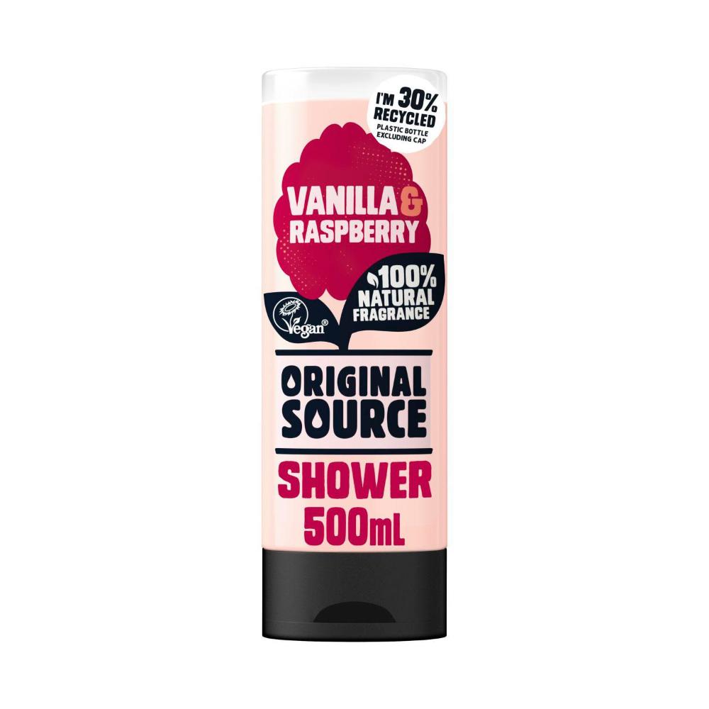 Buy Original Source Body Wash Vanilla & Raspberry Shower Gel 500mL | Coles