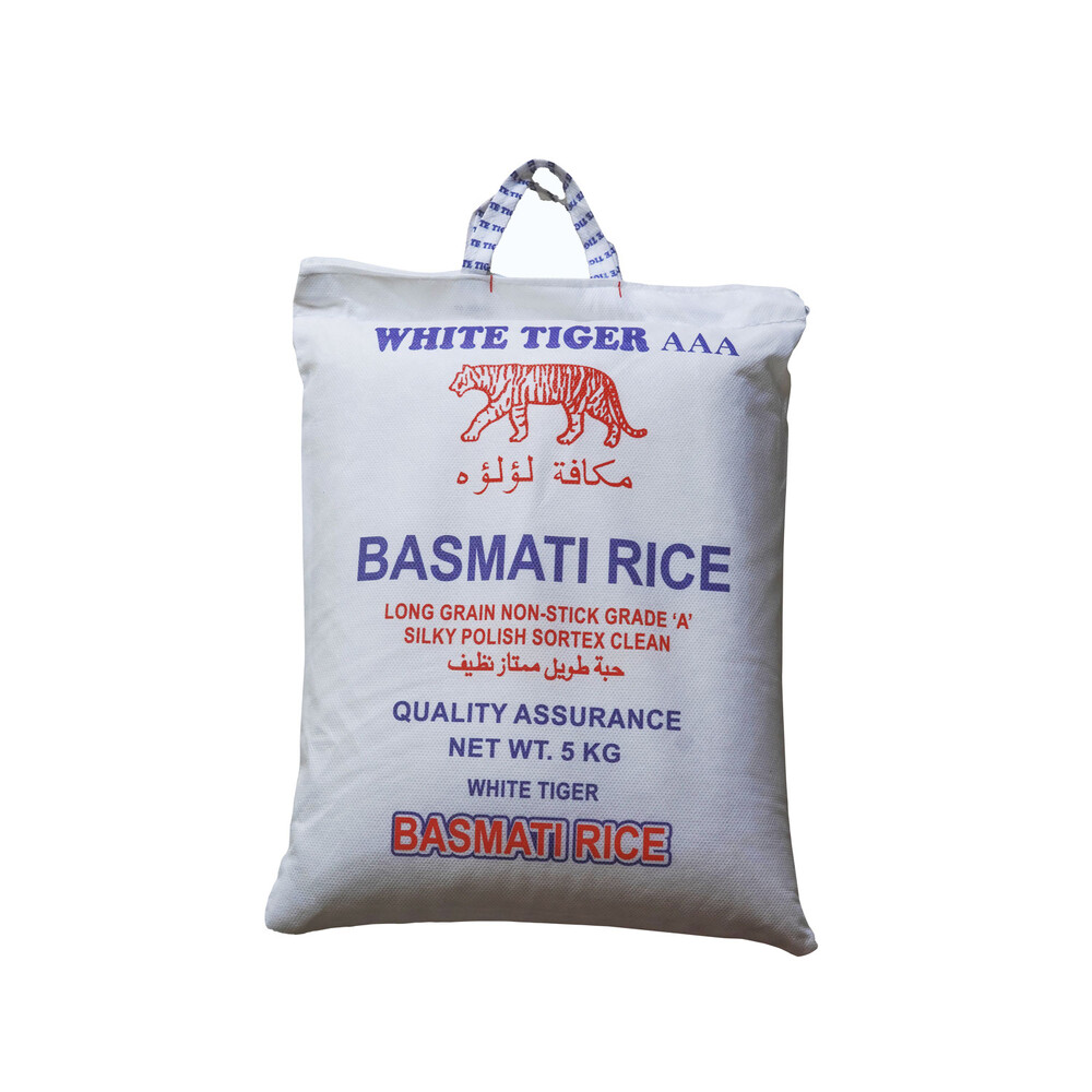 Buy White Tiger Basmati Rice 5kg | Coles