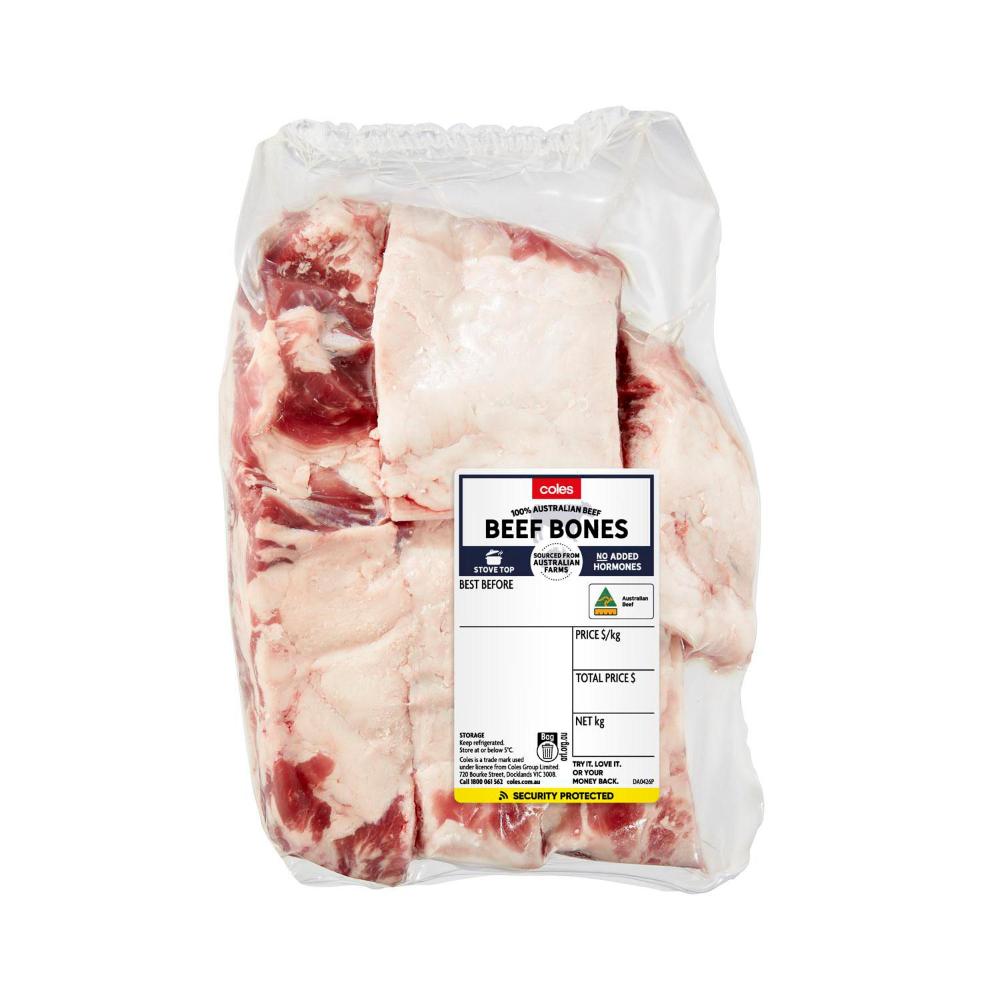 Buy Coles No Added Hormone Beef Bones approx. 1kg | Coles