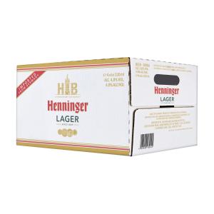 Buy Henninger Premium Lager Bottle 330mL 24 Pack | Coles