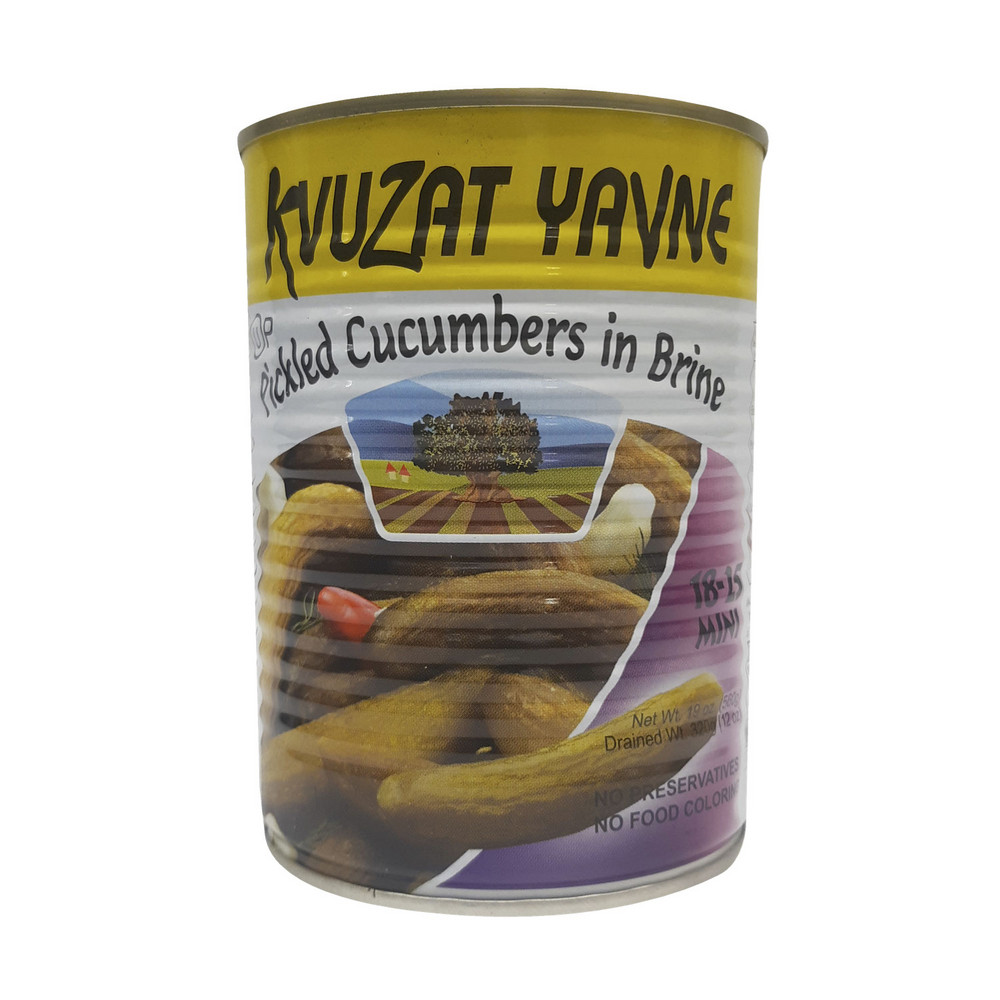Buy Kvuzat Yavneh Cucumber In Mini Brine 540g | Coles