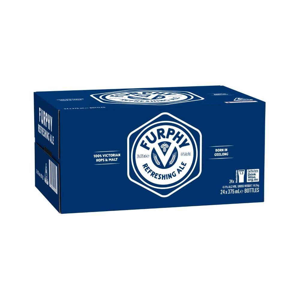 Buy Furphy Refreshing Ale Bottle 375ml 24 Pack | Coles