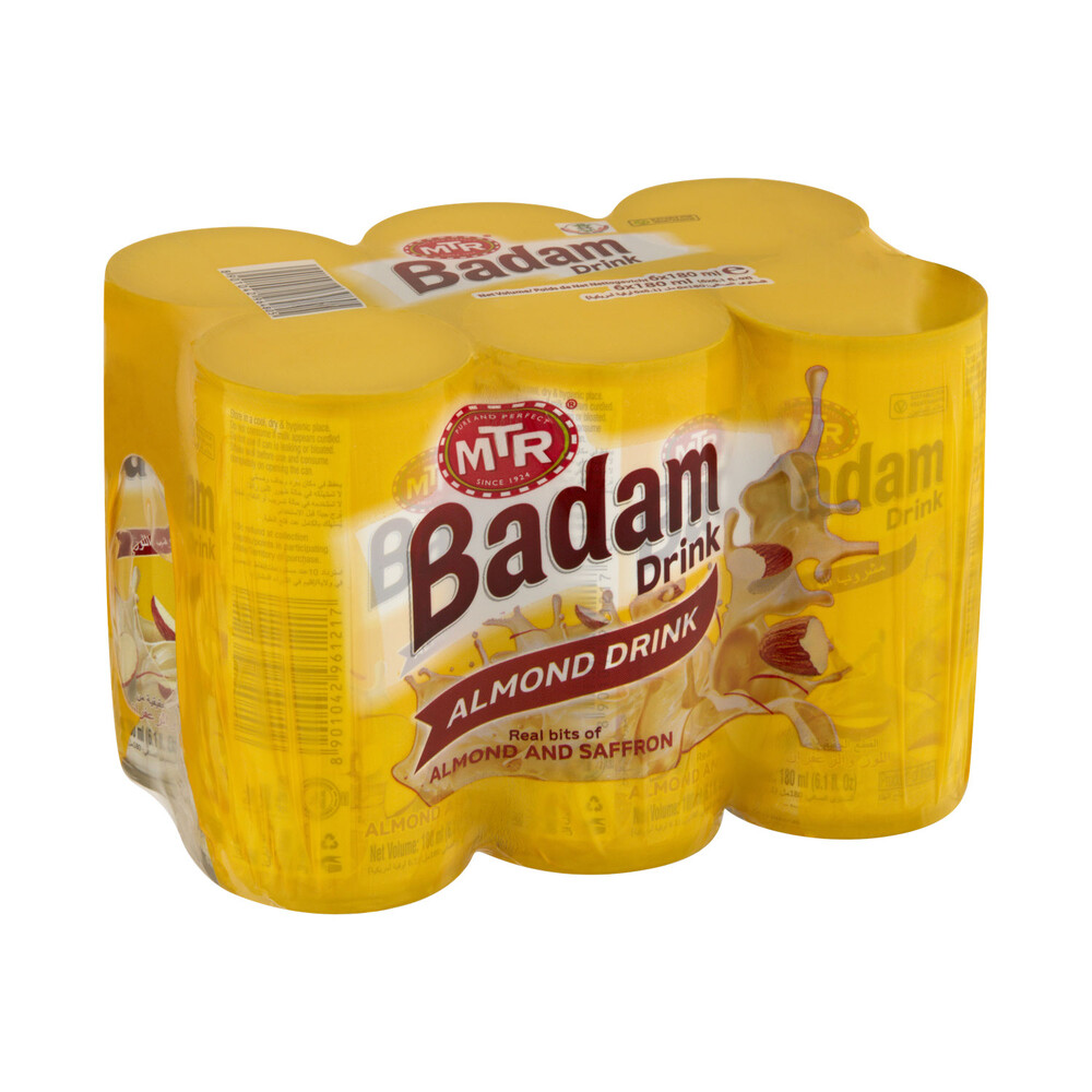 Buy MTR Badam Drink 180ml 6 pack | Coles