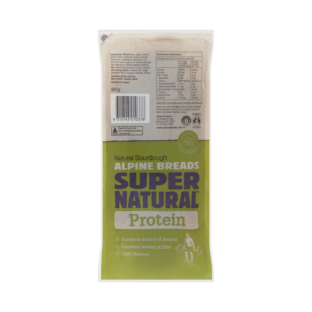 Buy Alpine Protein Bread 680g | Coles