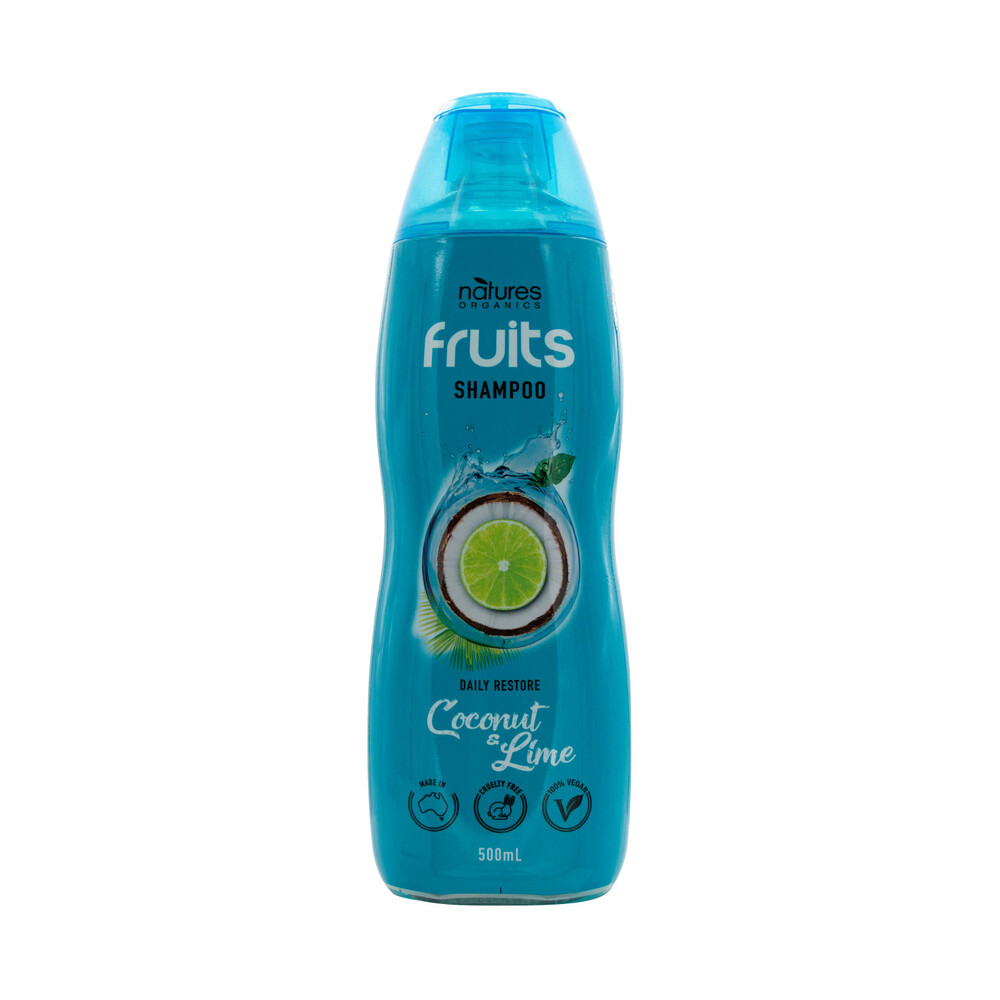 Buy Nature's Organics Fruits Shampoo Coconut & Lime 500mL | Coles