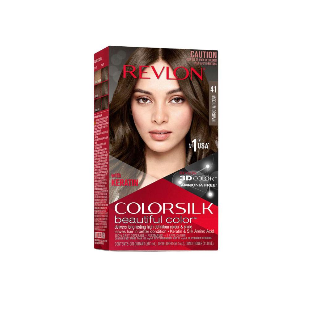 Buy Revlon Colorsilk Medium Brown 41 Hair Color 1 pack | Coles