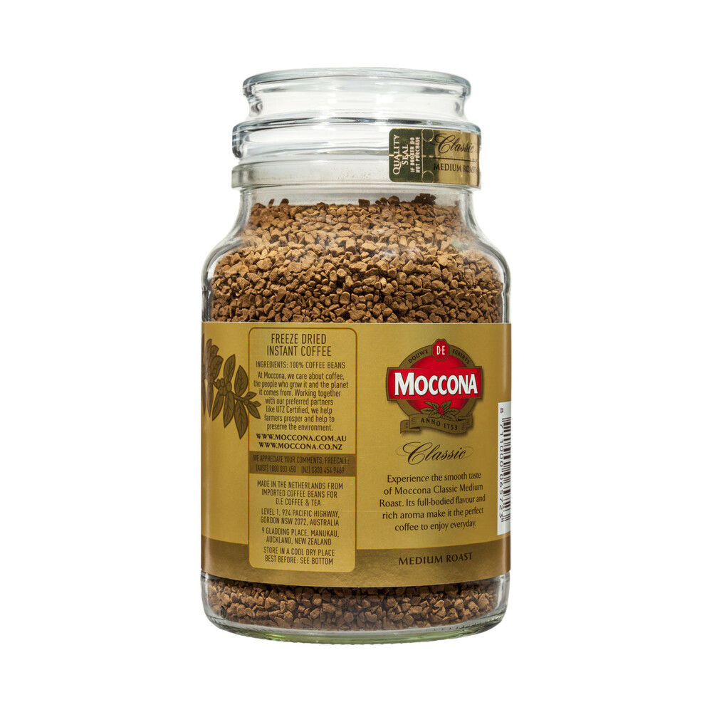 Buy Moccona Classic Medium Roast Instant Coffee 200g Coles