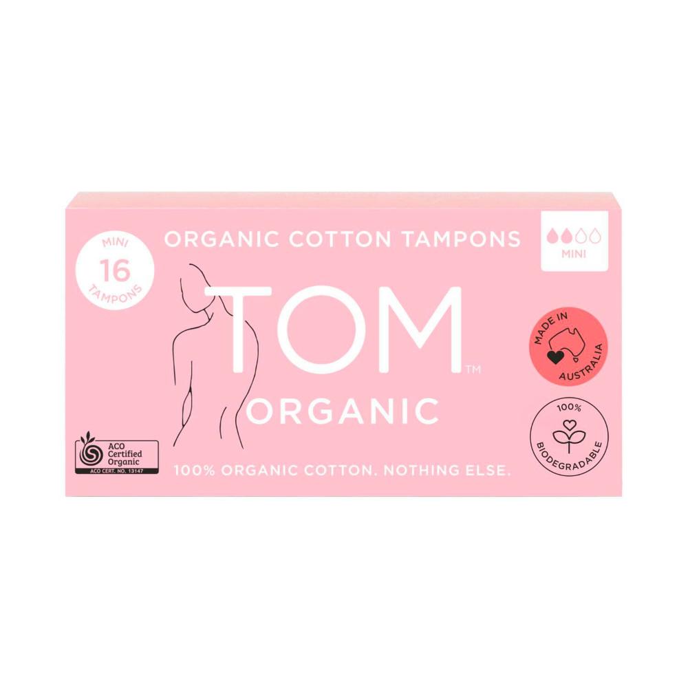 Buy TOM Organic Mini Tampons 16 pack | Coles