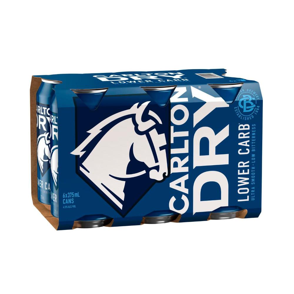 Buy Carlton Dry Can 375ml 6 Pack | Coles