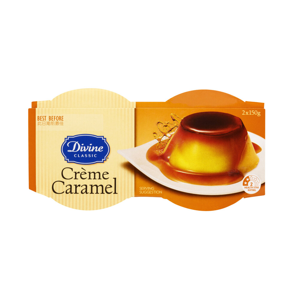 Buy Divine Classic Dairy Dessert Creamy Caramel 2 Pack 150g | Coles