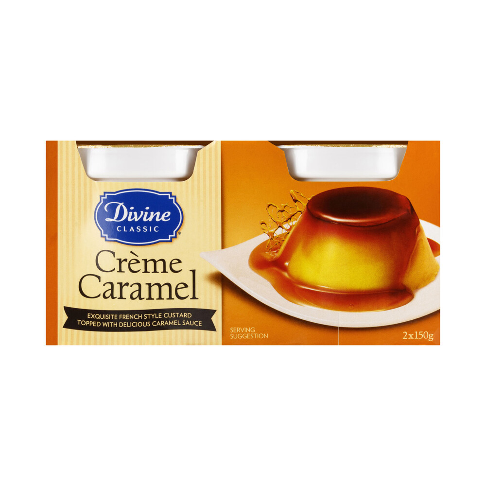 Divine Classic Dairy Dessert Creamy Caramel 2 Pack | 150g