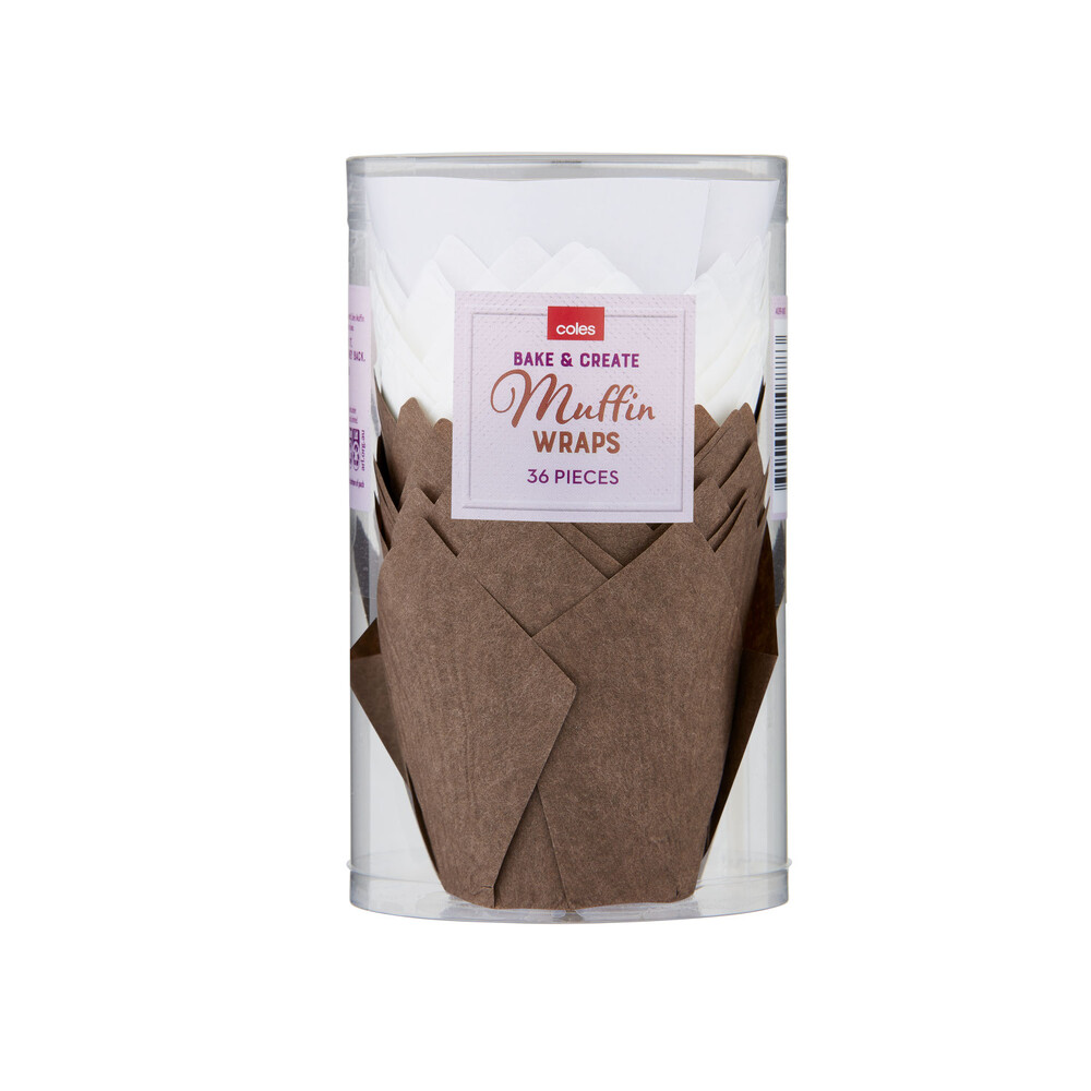 Buy Coles Bake & Create Muffin Wraps 36 pack | Coles