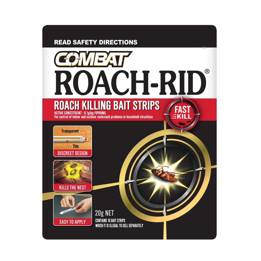 Buy Combat Roach-Rid Cockroach Bait Strips 20g | Coles