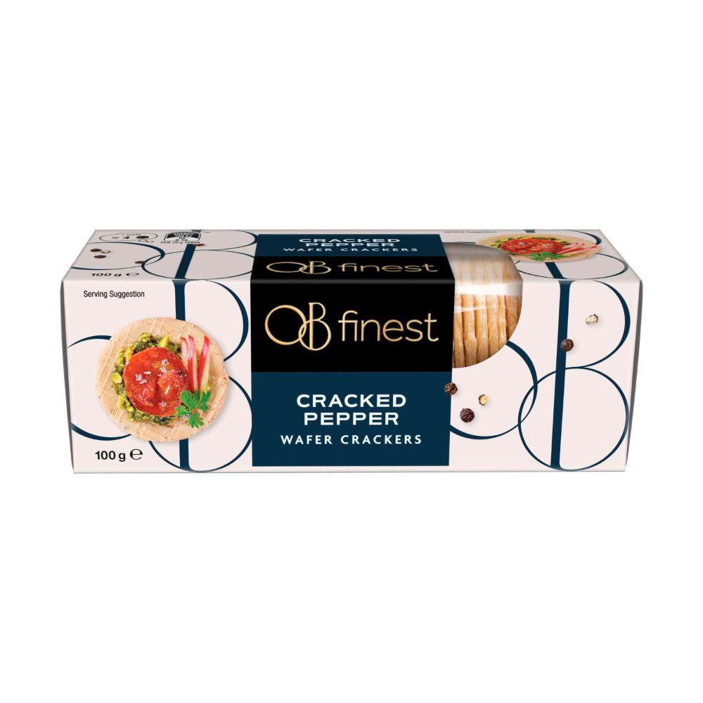 Buy Fine Foods Cracked Pepper Wafer Crackers 100g | Coles