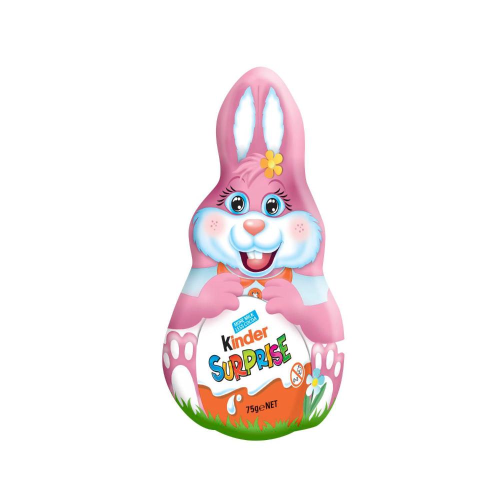 Buy Kinder Surprise Chocolate Easter Bunny Pink 75g | Coles